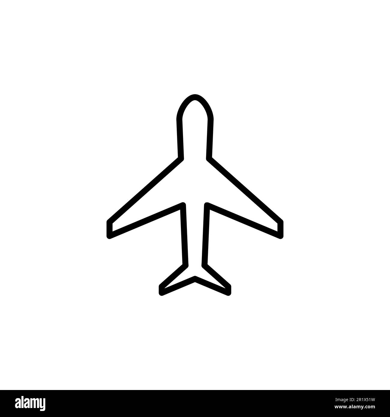 Plane icon vector. Airplane icon vector. Flight transport symbol ...