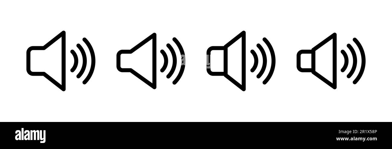 Speaker icon vector. volume icon vector. loudspeaker icon vector. sound ... Speaker icon vector. volume icon vector. loudspeaker icon vector. sound ...