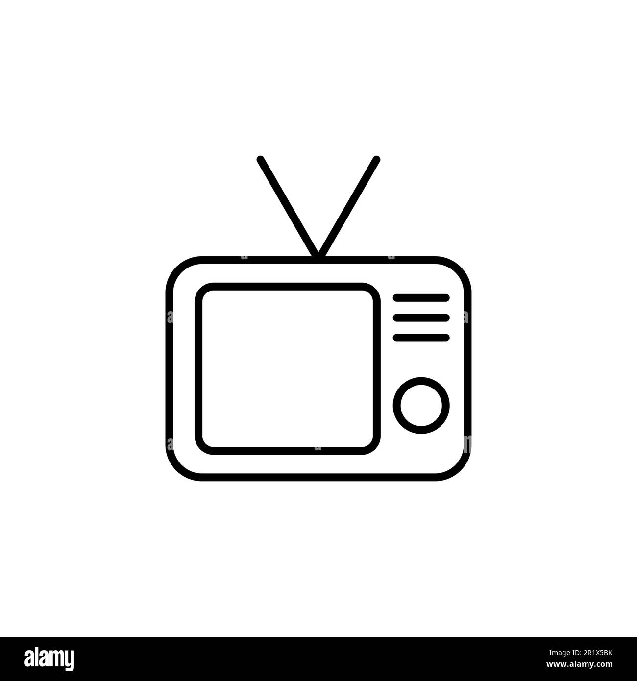 Tv icon vector. television icon vector Stock Vector Image & Art - Alamy
