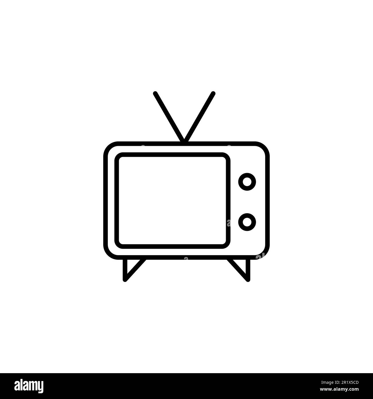 Tv icon vector. television icon vector Stock Vector Image & Art - Alamy