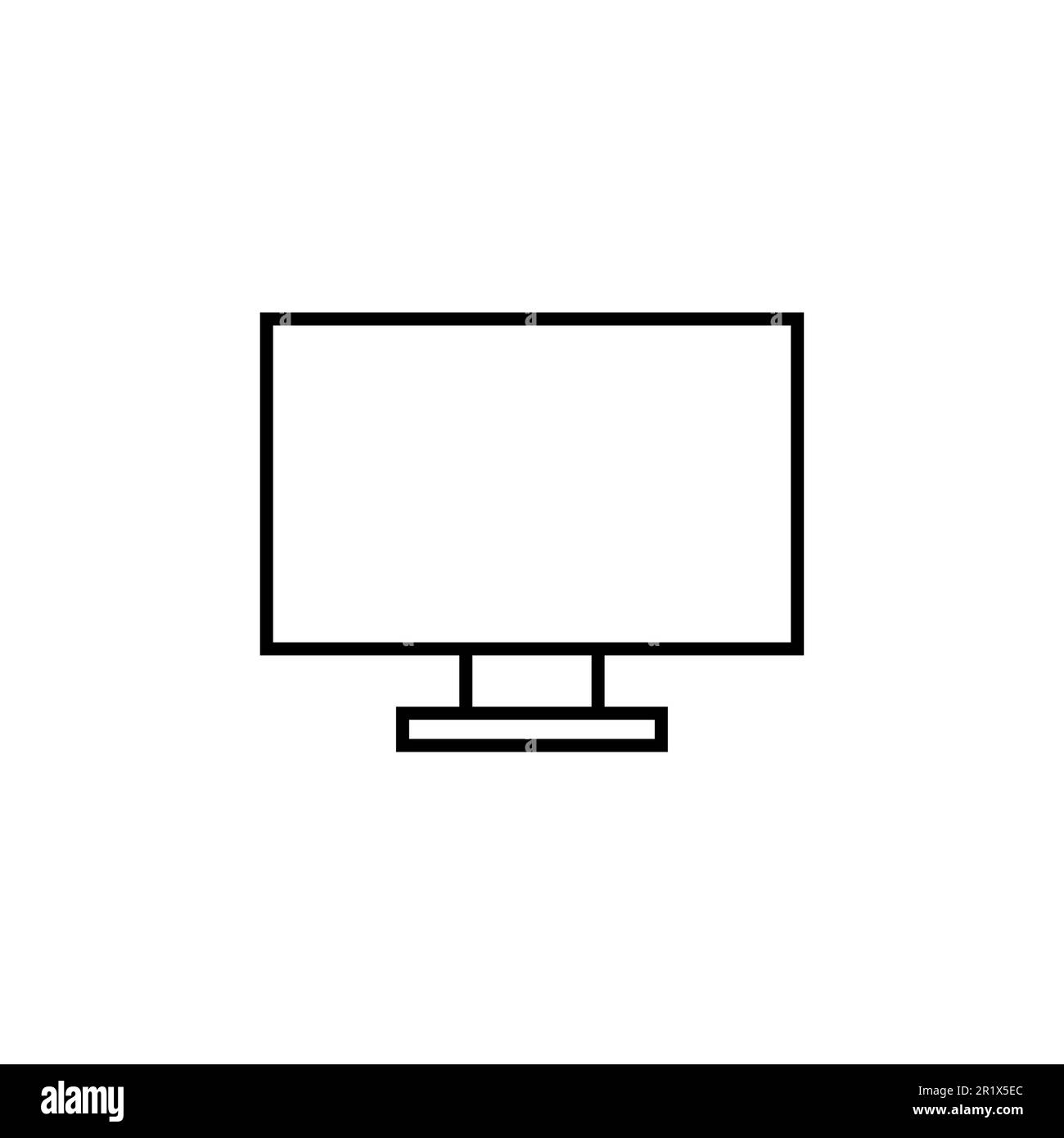 Tv icon vector. television icon vector Stock Vector Image & Art - Alamy