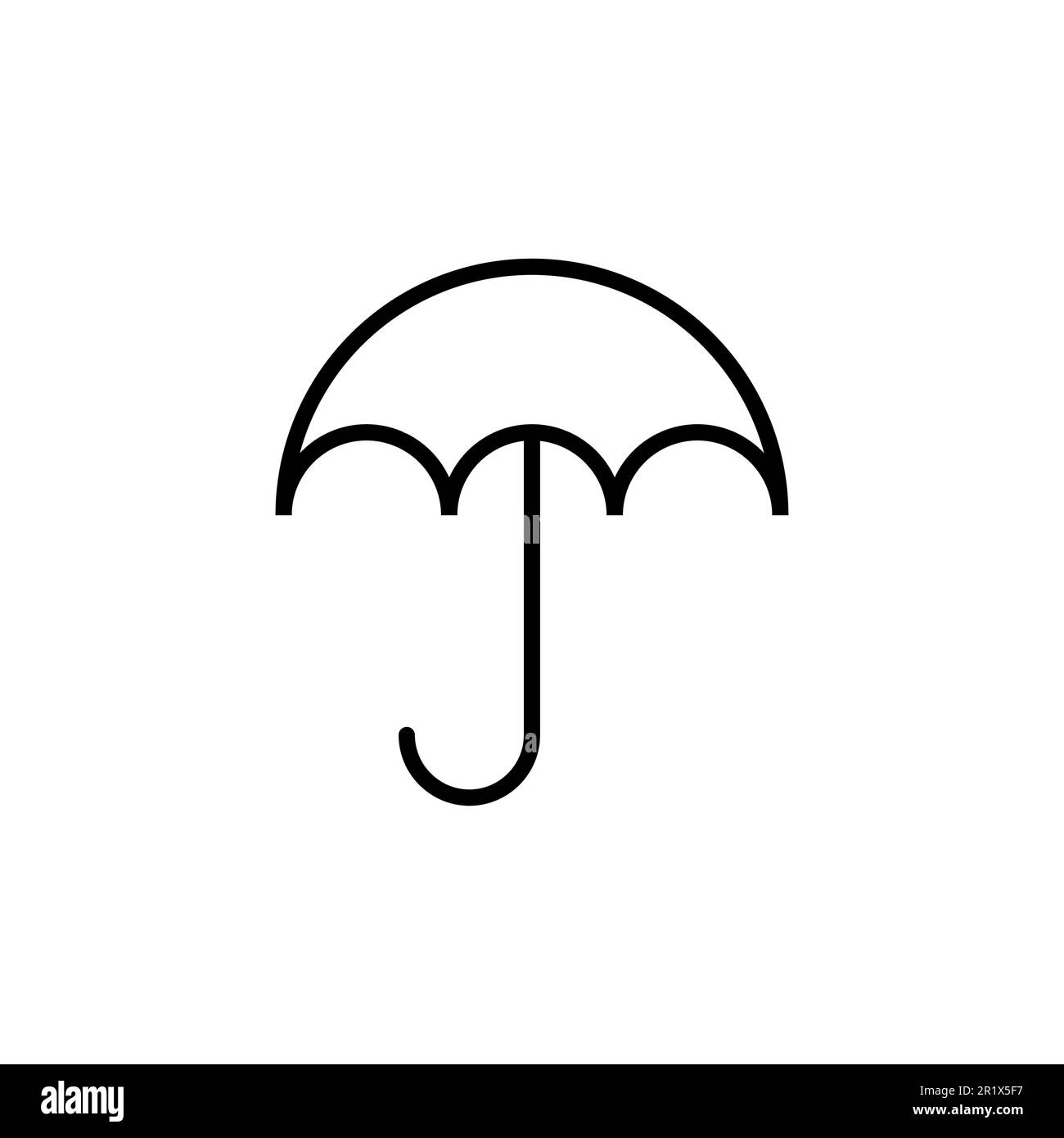 Umbrella icon vector. umbrella sign icon Stock Vector Image & Art - Alamy