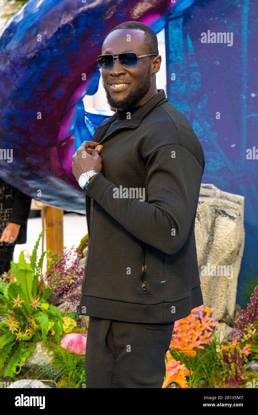London, UK. 15th May, 2023. Stormzy attending the UK Premiere of Disney ...