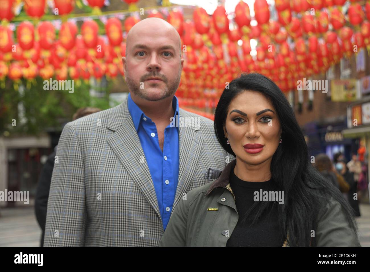 Jonathan Sothcott and Jeanine Sothcott arrive for lunch with Tom Parker ...