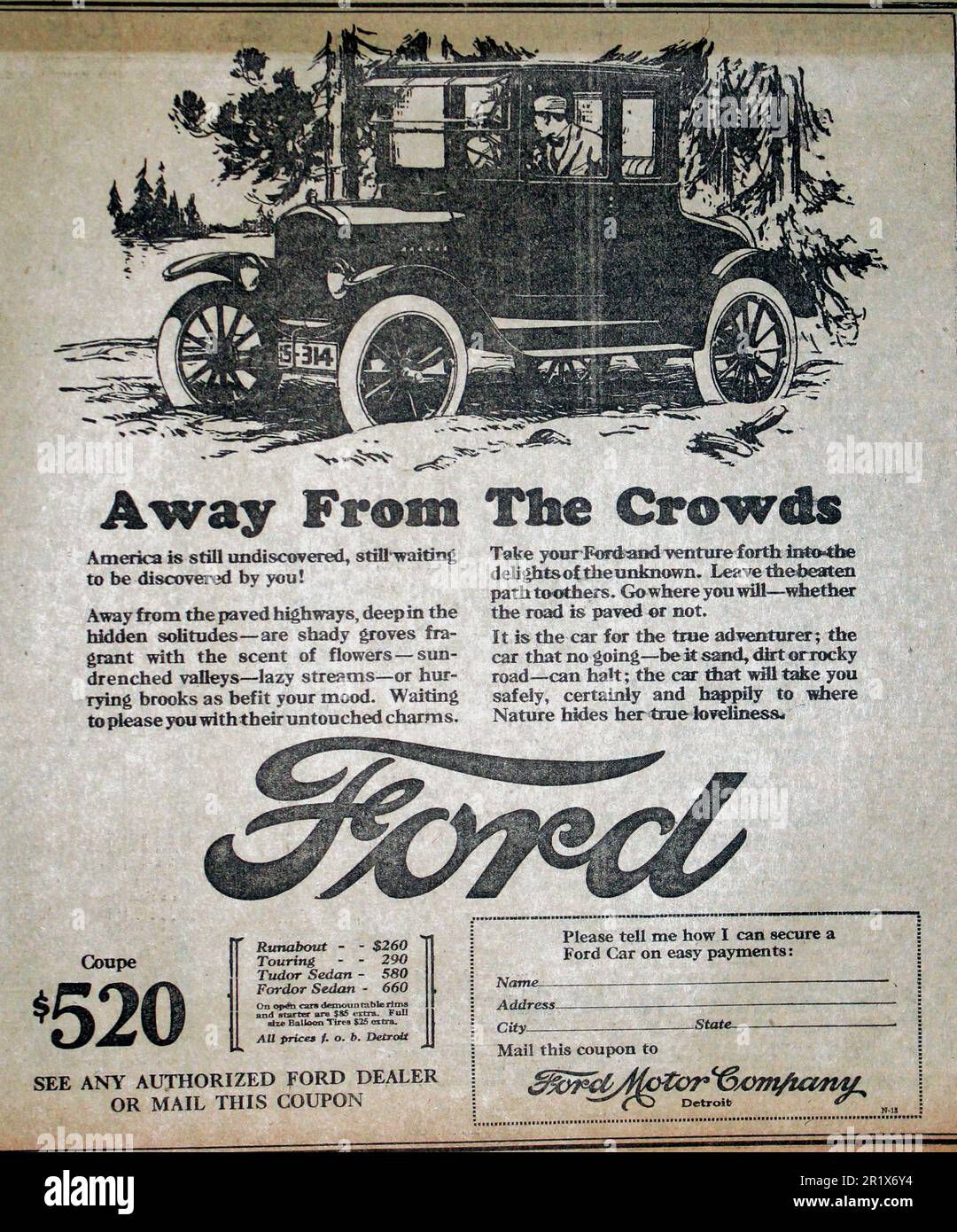 1920s Model T Advertisements