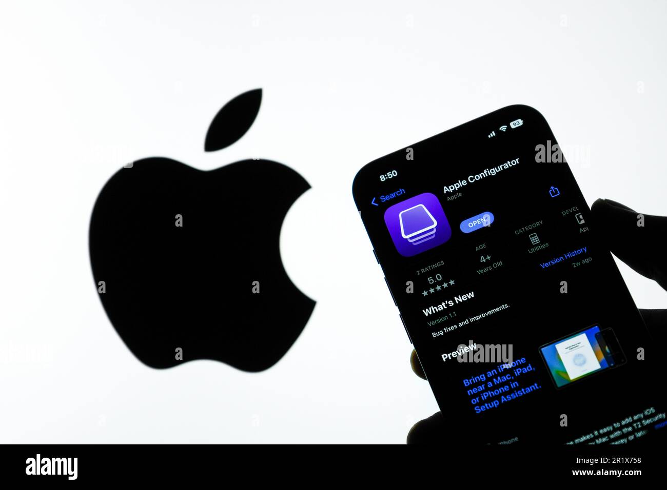 Apple configurator logo hi-res stock photography and images - Alamy