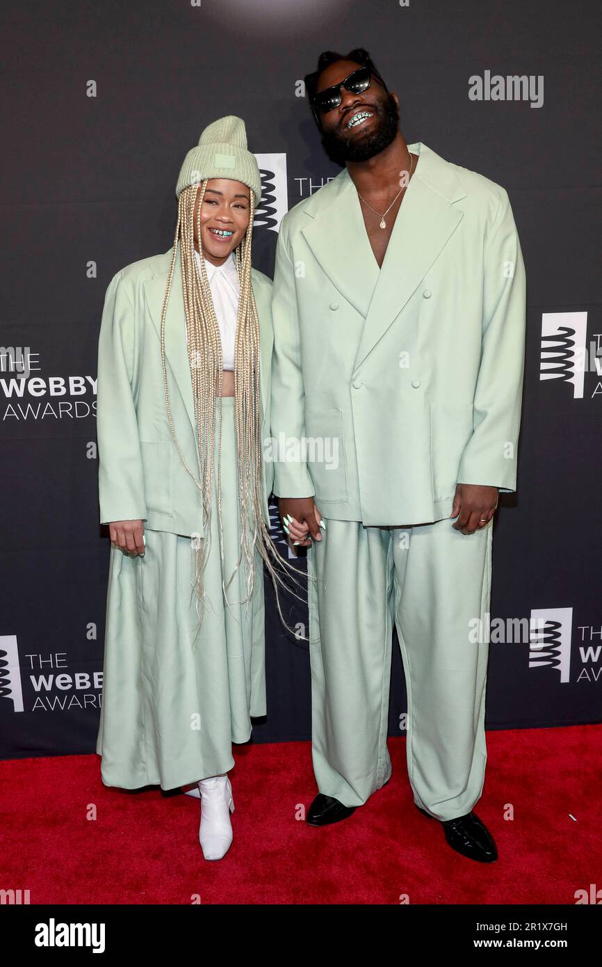 Recording artists F.A.T, left, and Tobe Nwigwe attends the 27th annual ...