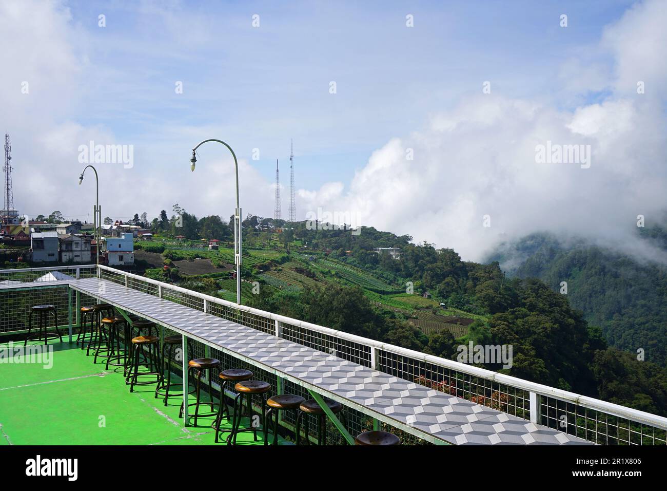 Cemoro Kandang Hills, Tawangmangu, Magetan, East Java, Indonesia Stock ...
