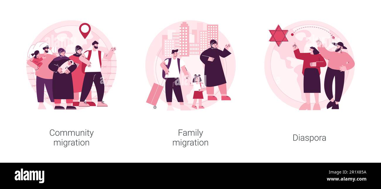 Jewish immigration cartoon hi-res stock photography and images - Alamy