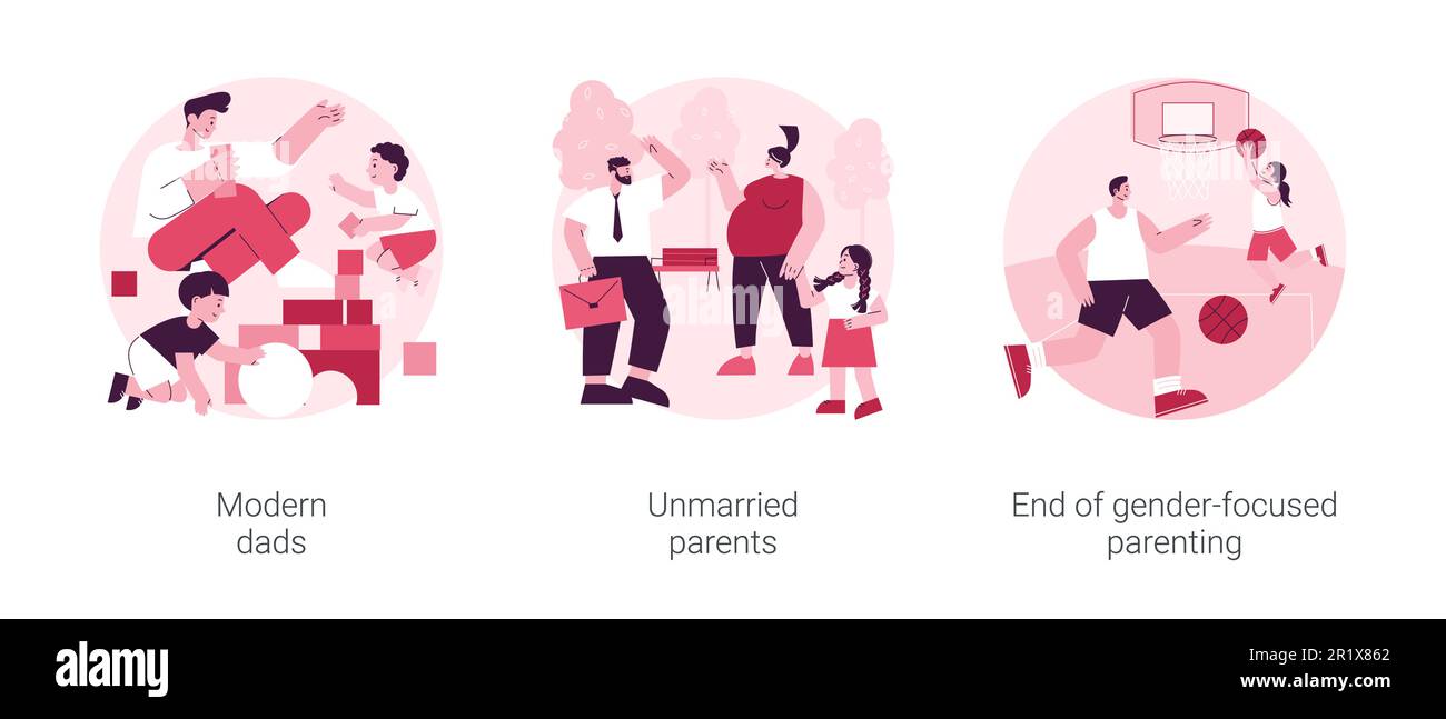 Gender roles parenting Stock Vector Images - Alamy