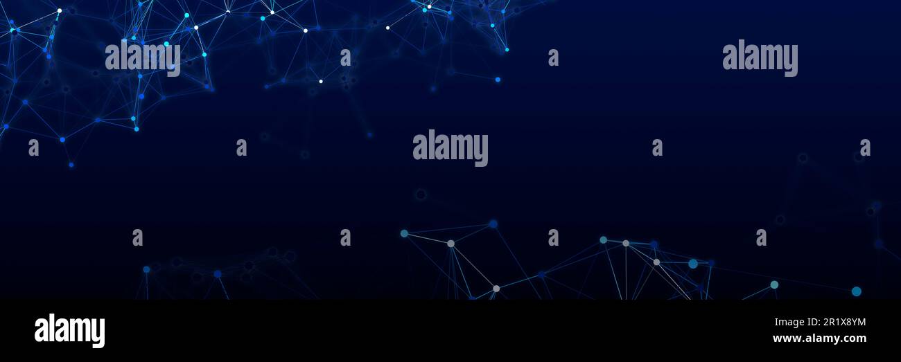 Texture chaotic communication network. Pattern connecting lines, dots ...