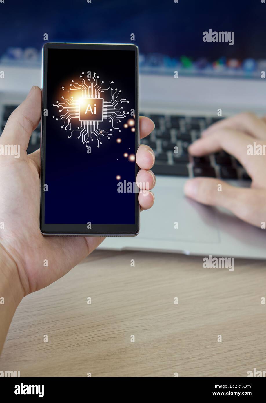 Evolution of man ai hi-res stock photography and images - Alamy