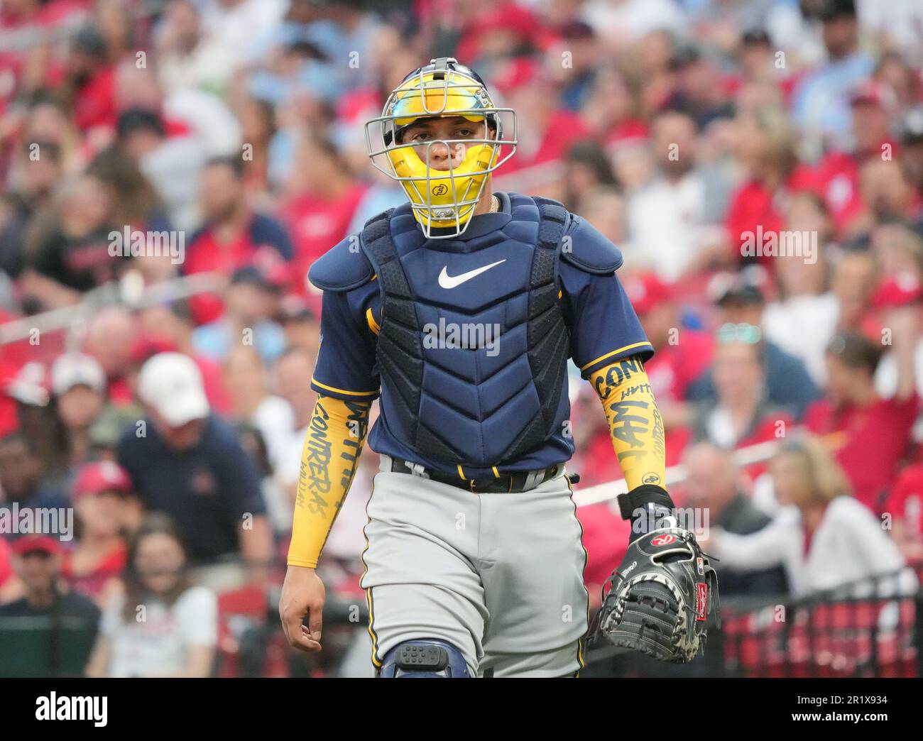 St. Louis, United States. 15th May, 2023. Milwaukee Brewers Catcher ...