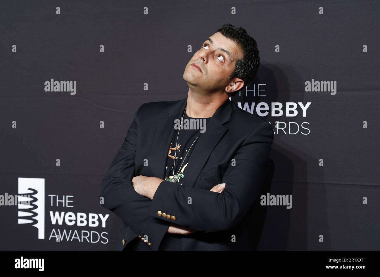 New York, United States. 15th May, 2023. Mehdi Saqi arrives on the red ...