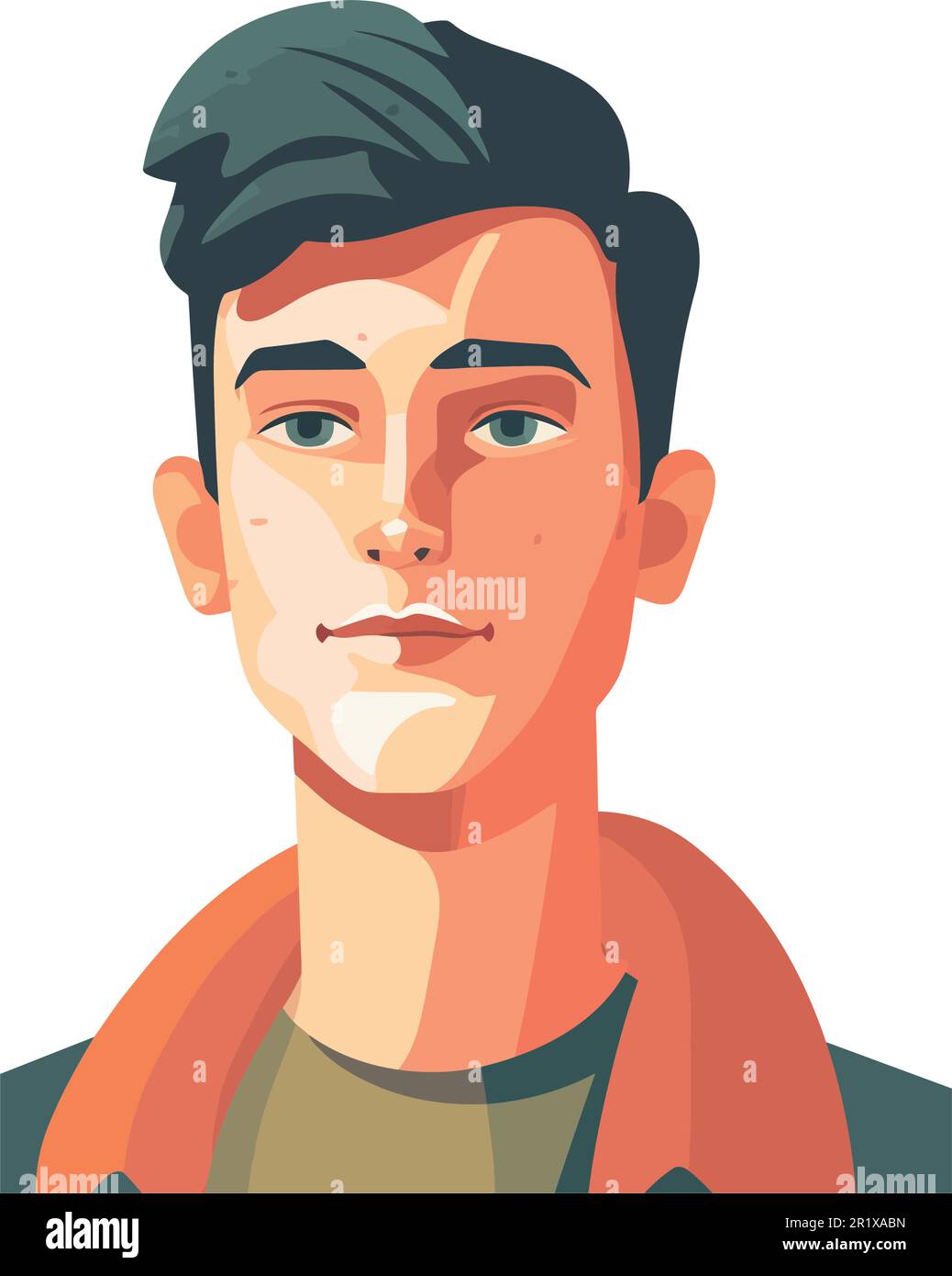 Human muscular vector illustration front Cut Out Stock Images ...