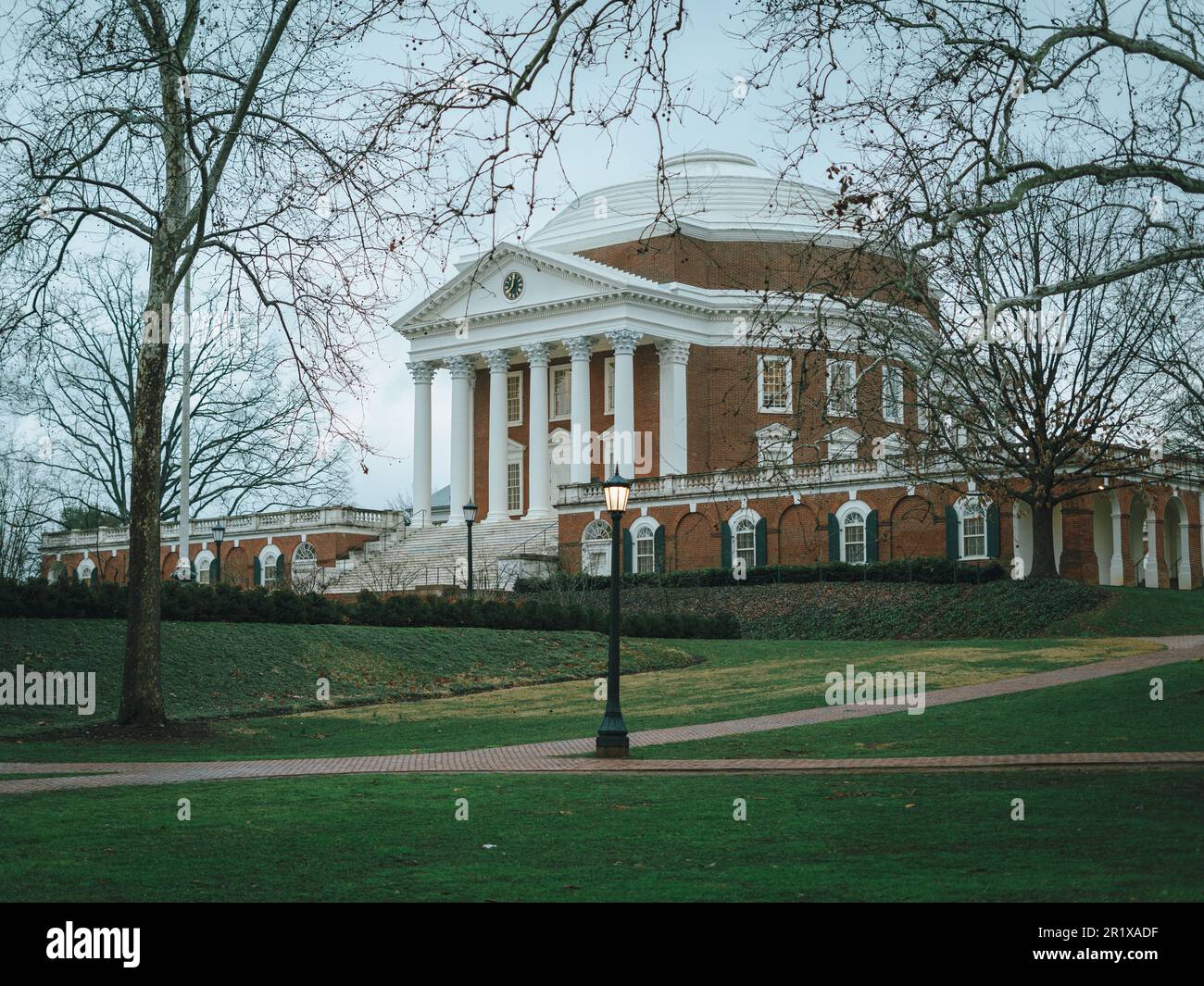 The Rotunda at University of Virginia, Charlottesville, Virginia Stock ...