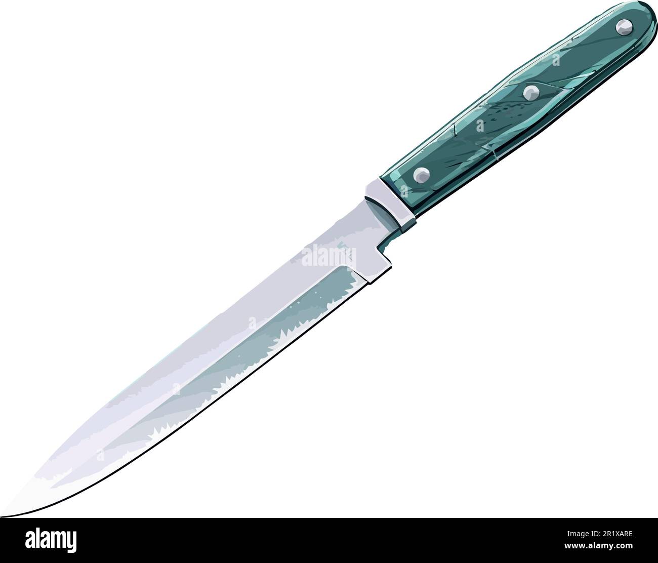 Sharp silver blades over white Stock Vector Image & Art - Alamy