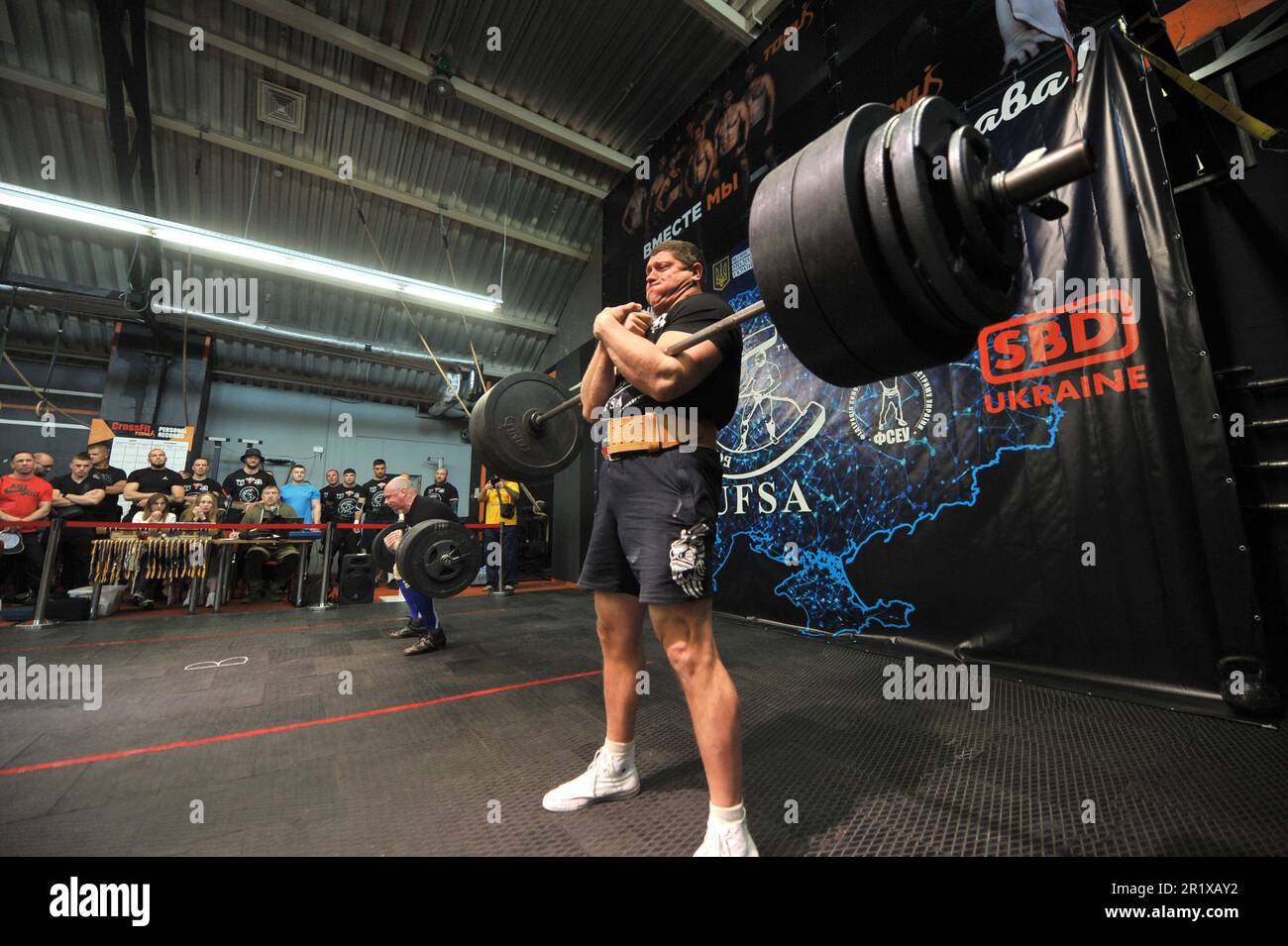 Non Exclusive: ZAPORIZHZHIA, UKRAINE - MAY 04, 2023 - An athlete ...