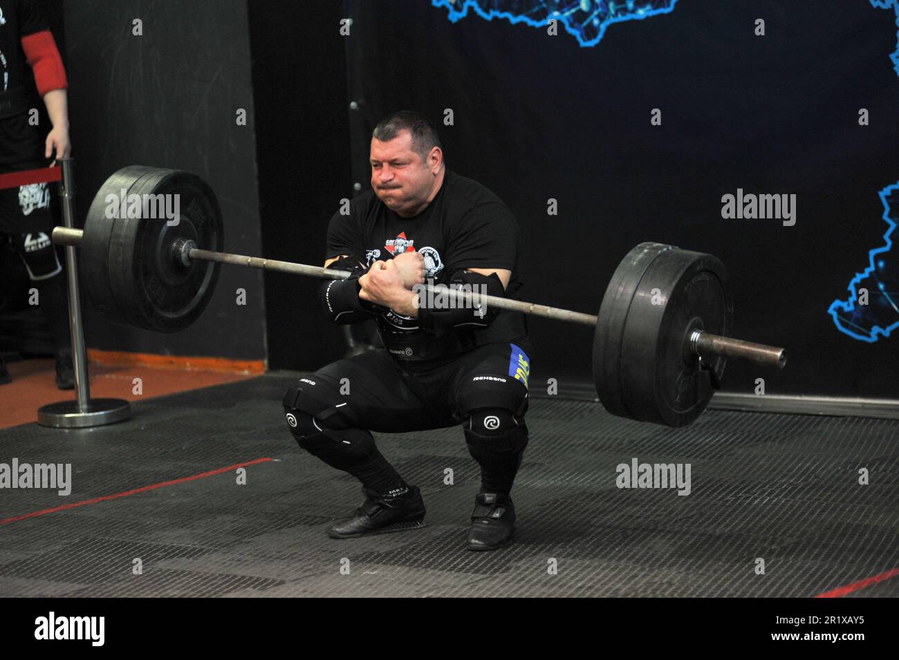 Non Exclusive: ZAPORIZHZHIA, UKRAINE - MAY 04, 2023 - An athlete ...