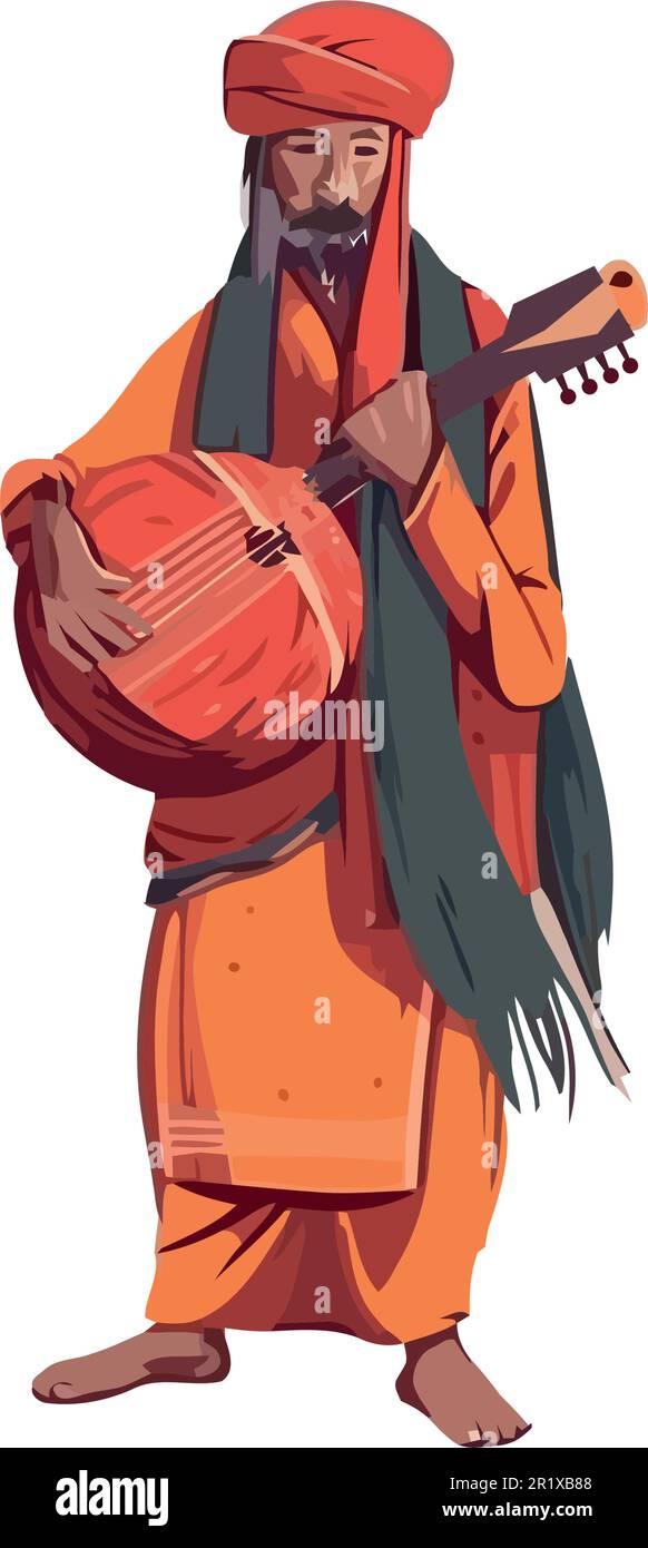One person playing guitar over white Stock Vector Image & Art - Alamy