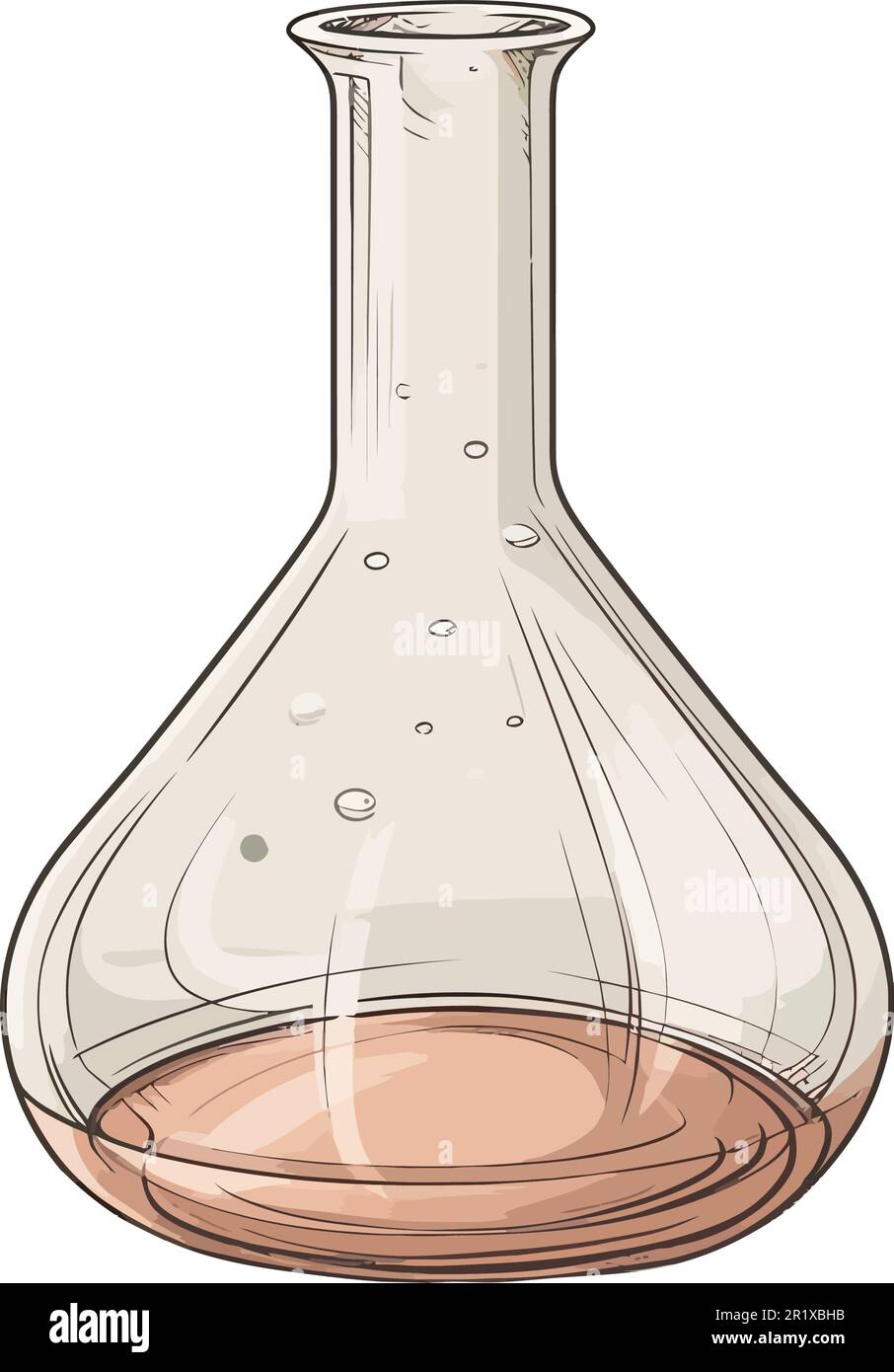 Scientist holds transparent flask liquid hi-res stock photography and ...