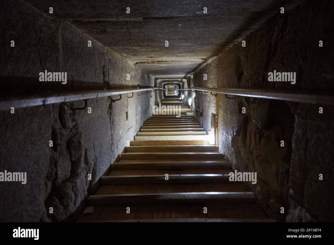 The unique Bent Pyramid of Dahshur, Egypt, built by the Pharaoh Sneferu ...