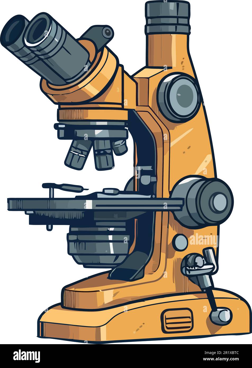 Tripod microscope Cut Out Stock Images & Pictures - Alamy