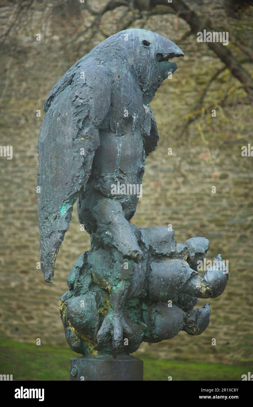 Sculpture Phoenix by Richard Hess 1991, Pestalozzi School, Idstein ...