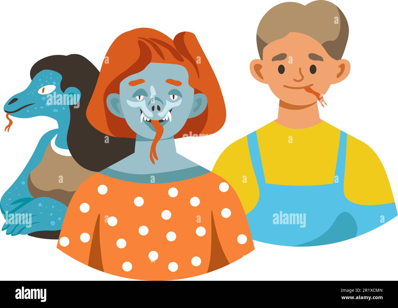 Conspiracy theory different alien races on Earth Stock Vector Image ...