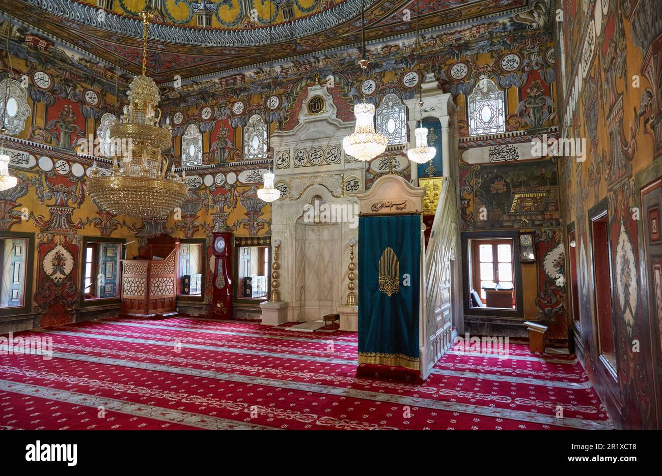 The stunning Baroque-inspired Painted Mosque of Tetovo, North Macedonia ...