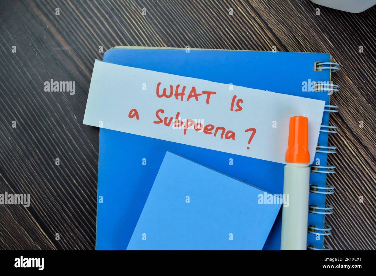 Subpoena hi-res stock photography and images - Alamy