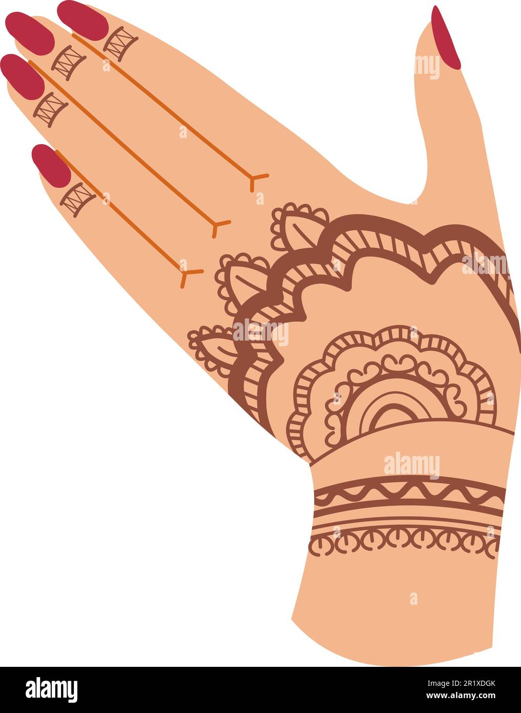 Henna Hands Clipart
