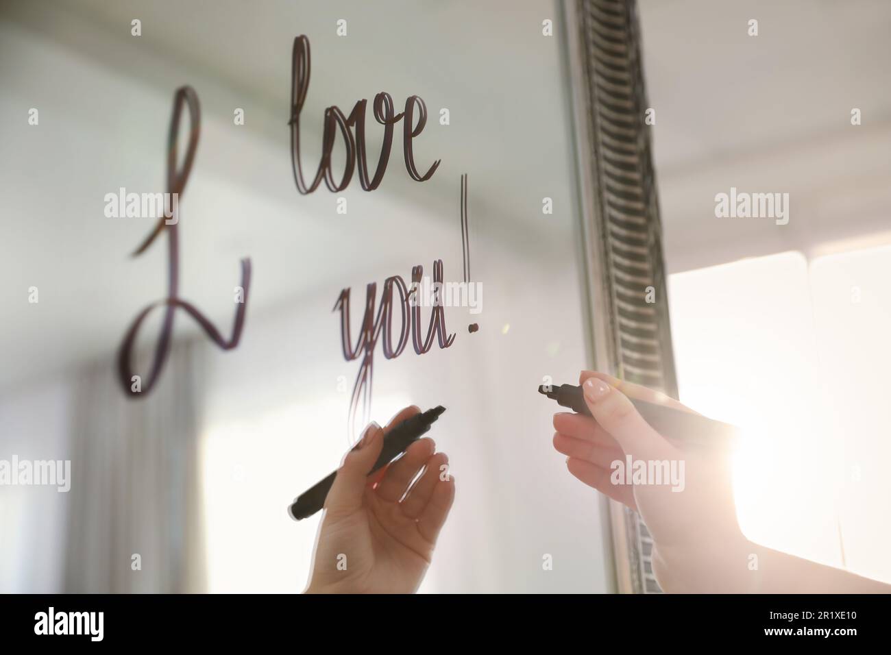 Written in mirror writing hi-res stock photography and images - Alamy