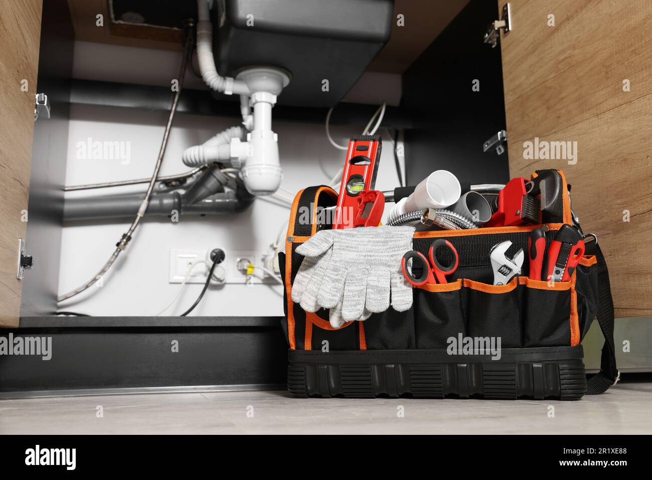Plumbers bag hi-res stock photography and images - Alamy