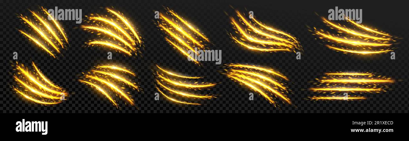 Gold lion paw slash scratch with burn rip edge png vector halloween ...