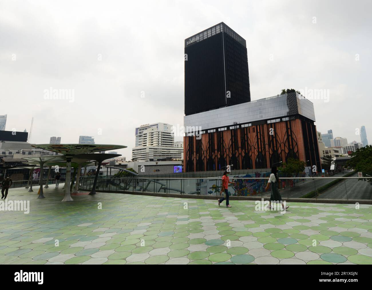 The Siamscape building and shopping mall in Siam Square, Bangkok ...