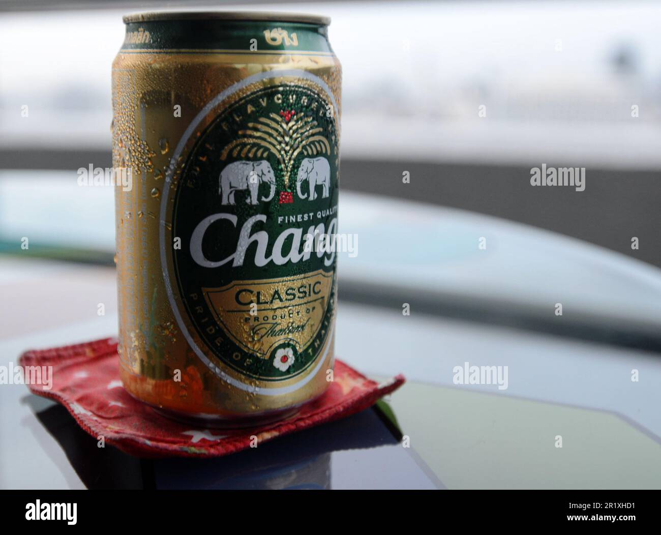 A cold can of Chang beer Stock Photo - Alamy