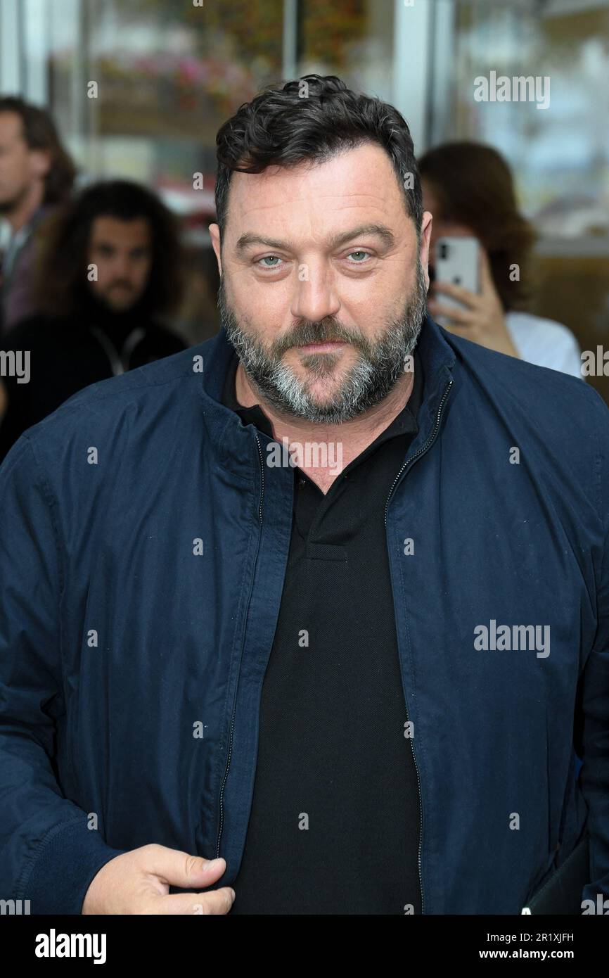 Cannes, France. 15th May, 2023. Denis Menochet attending the Jury dinner ahead of the 76th ...