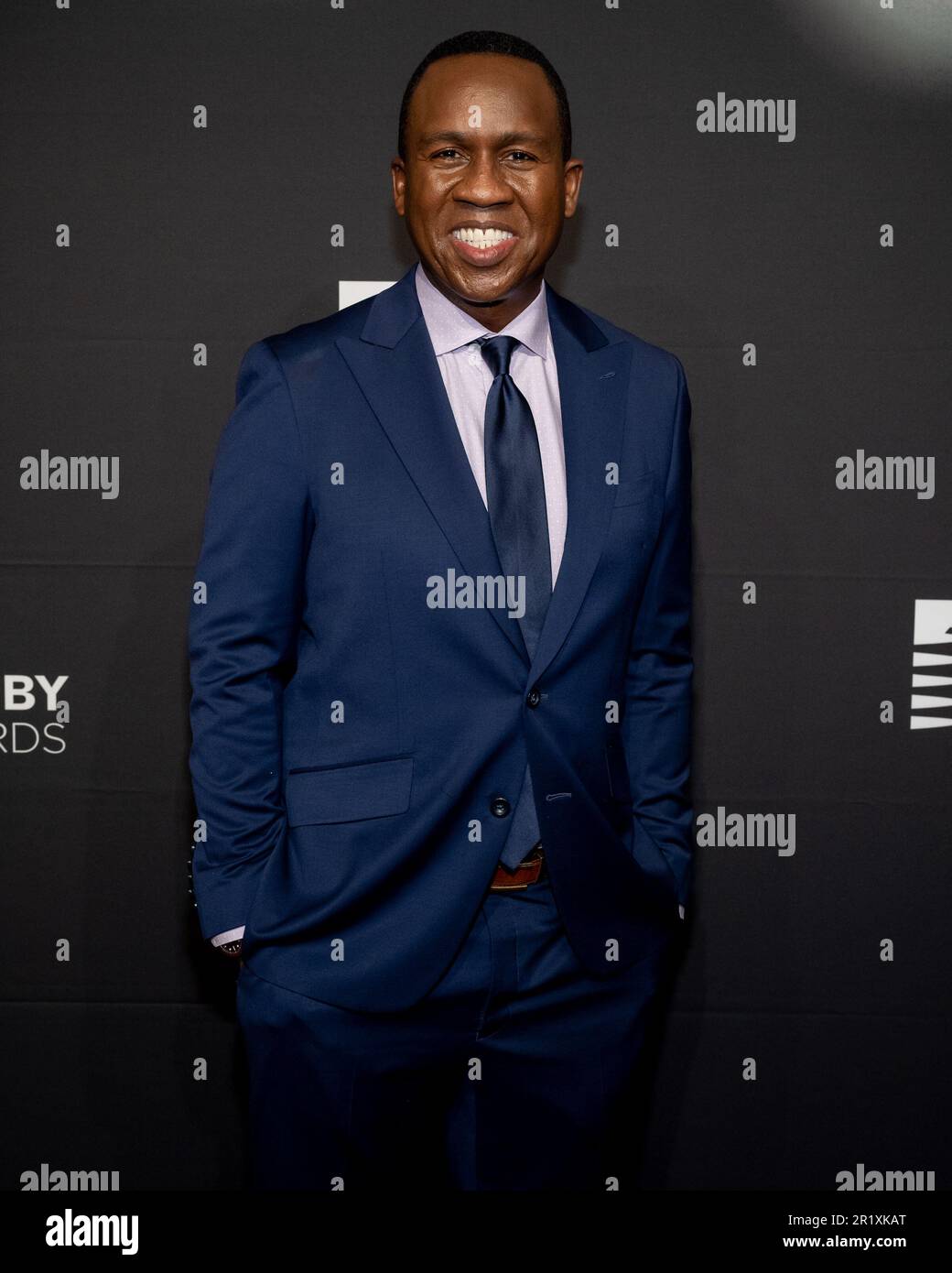 New York, USA. 15th May, 2023. Steve Osunsami arrives on the red carpet ...