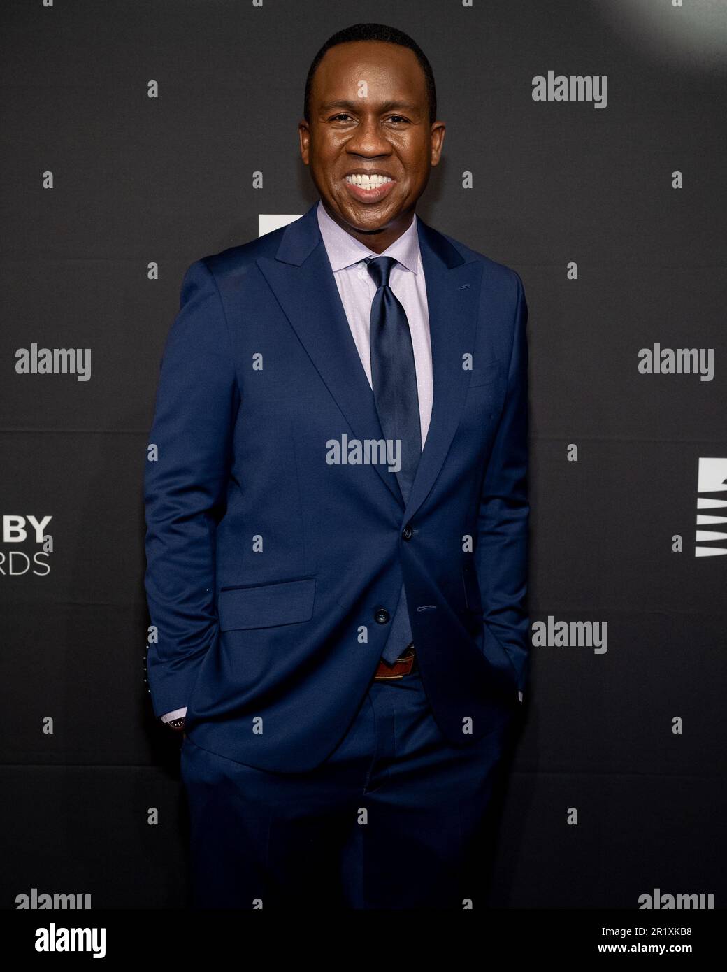 New York, USA. 15th May, 2023. Steve Osunsami arrives on the red carpet ...