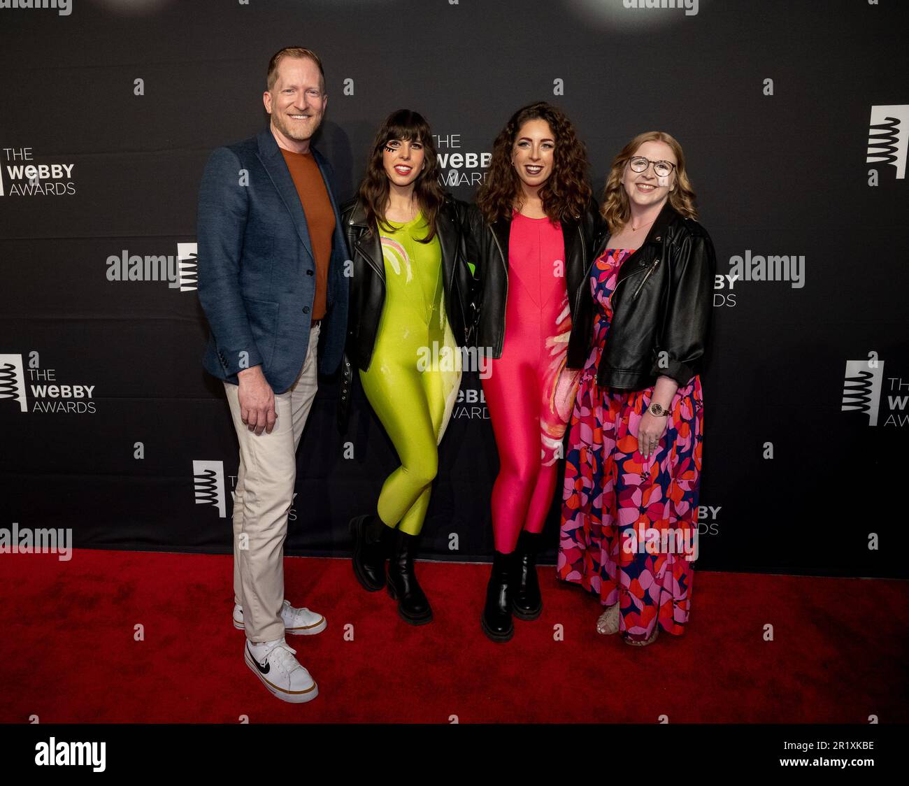 New York, USA. 15th May, 2023. (L-R) Christopher Bower, Emily Haim ...