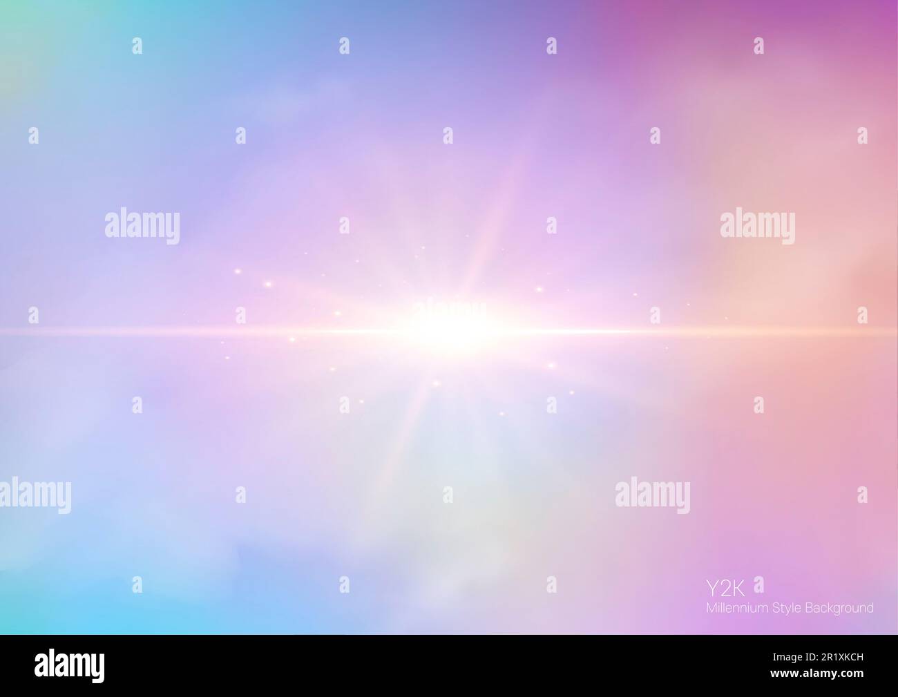 vector illustration of pastel gradation background Stock Photo - Alamy