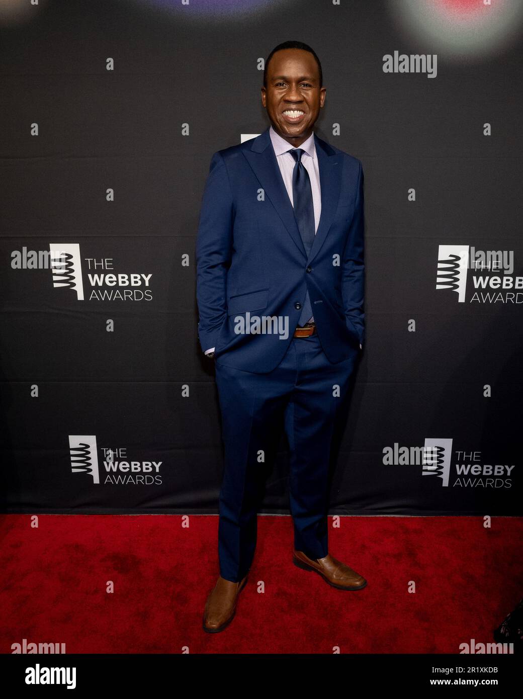 New York, USA. 15th May, 2023. Steve Osunsami arrives on the red carpet ...