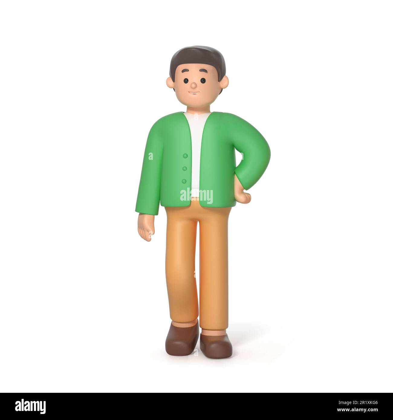 3d family character, father Stock Photo - Alamy