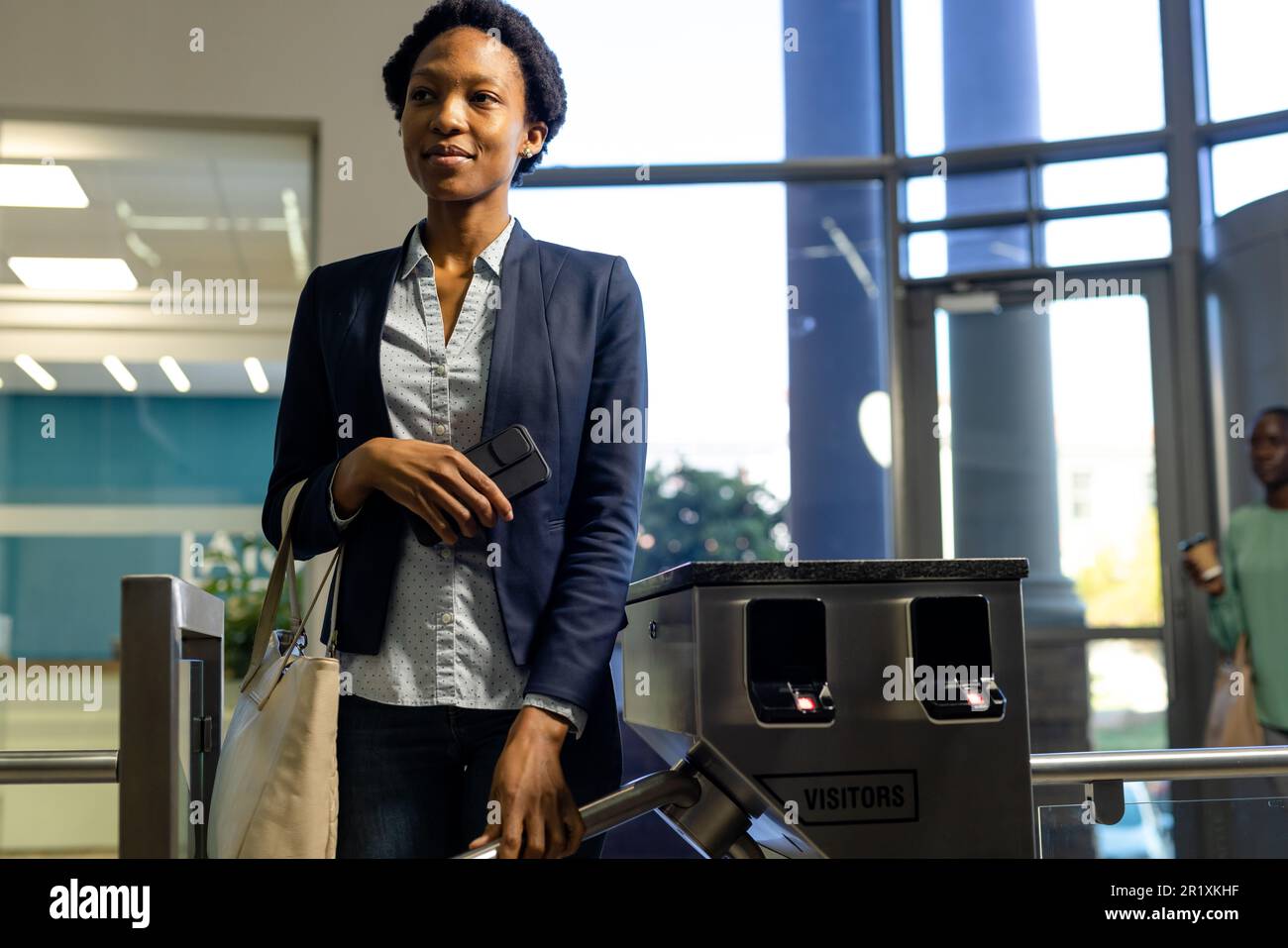 Office entrance gate hi-res stock photography and images - Alamy
