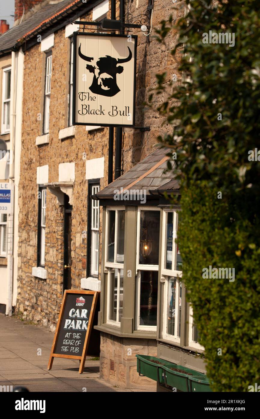 The Black Bull pub, East Boldon, Tyne and Wear Stock Photo - Alamy