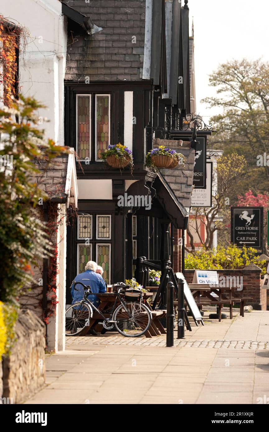The Grey Horse pub, East Boldon, South Tyneside Stock Photo - Alamy