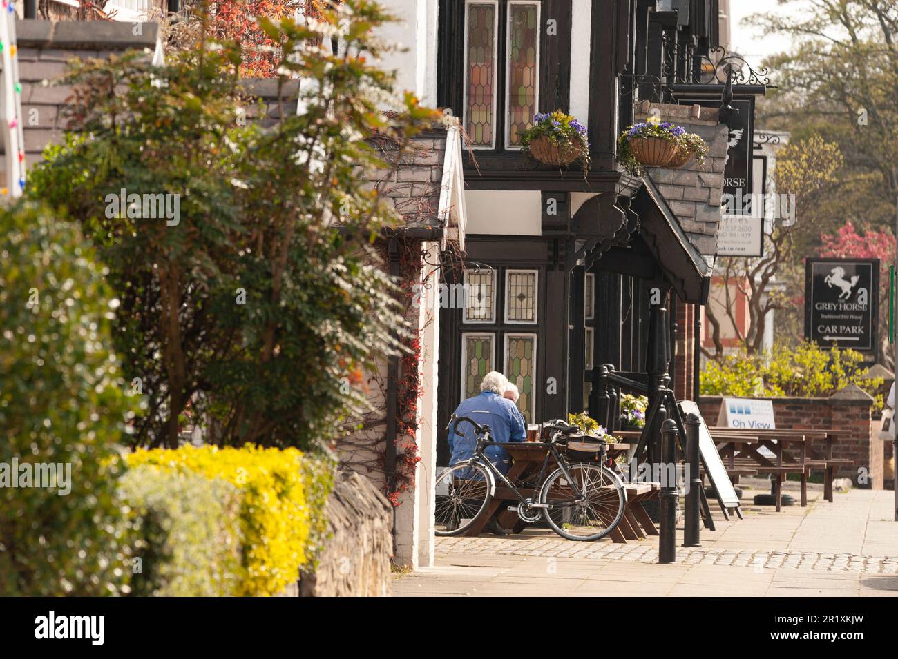 The Grey Horse pub, East Boldon, South Tyneside Stock Photo - Alamy