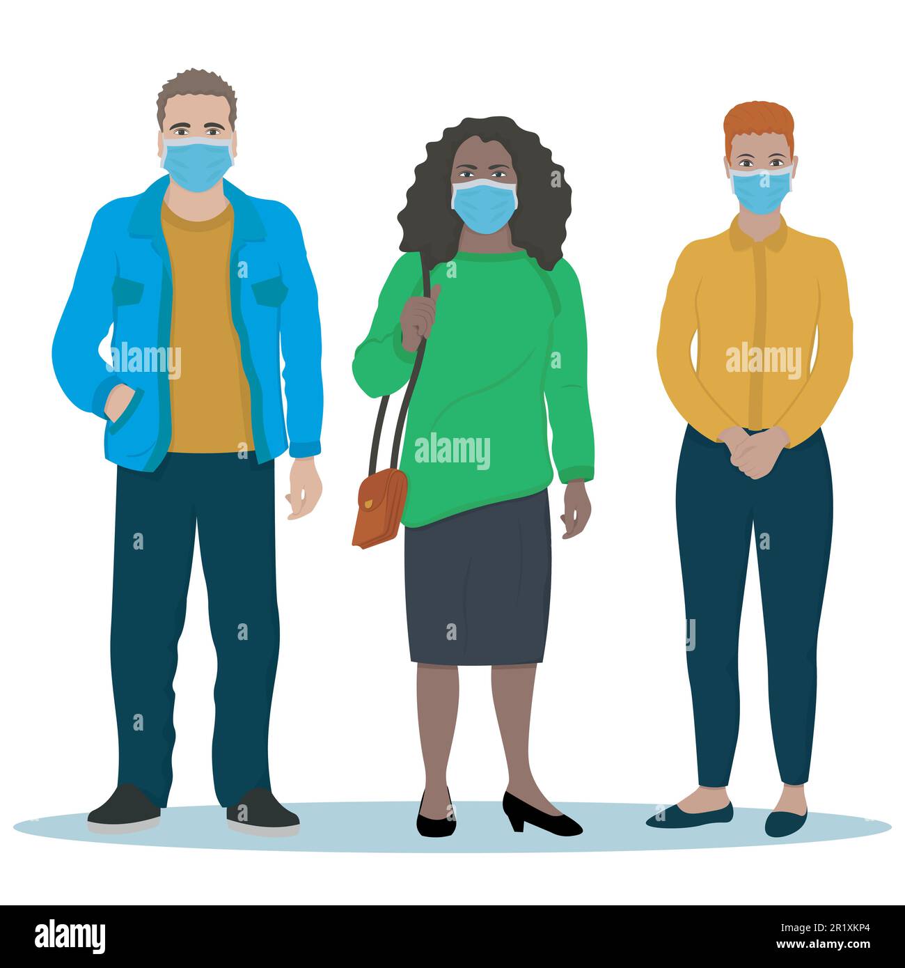 Masked people Cut Out Stock Images & Pictures - Alamy