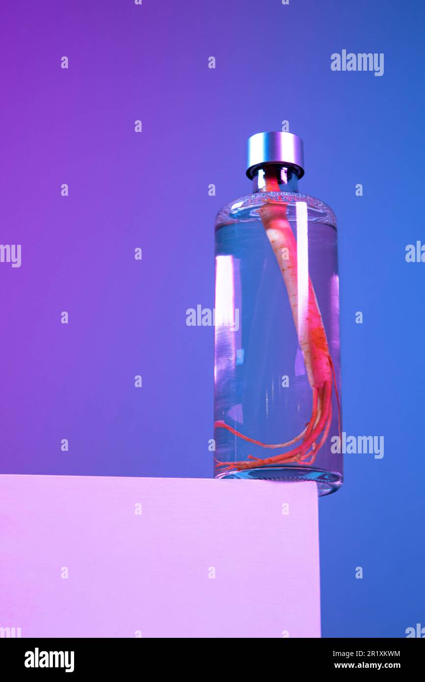 Korean Asian traditional infused liquor, wine, alcohol Stock Photo - Alamy